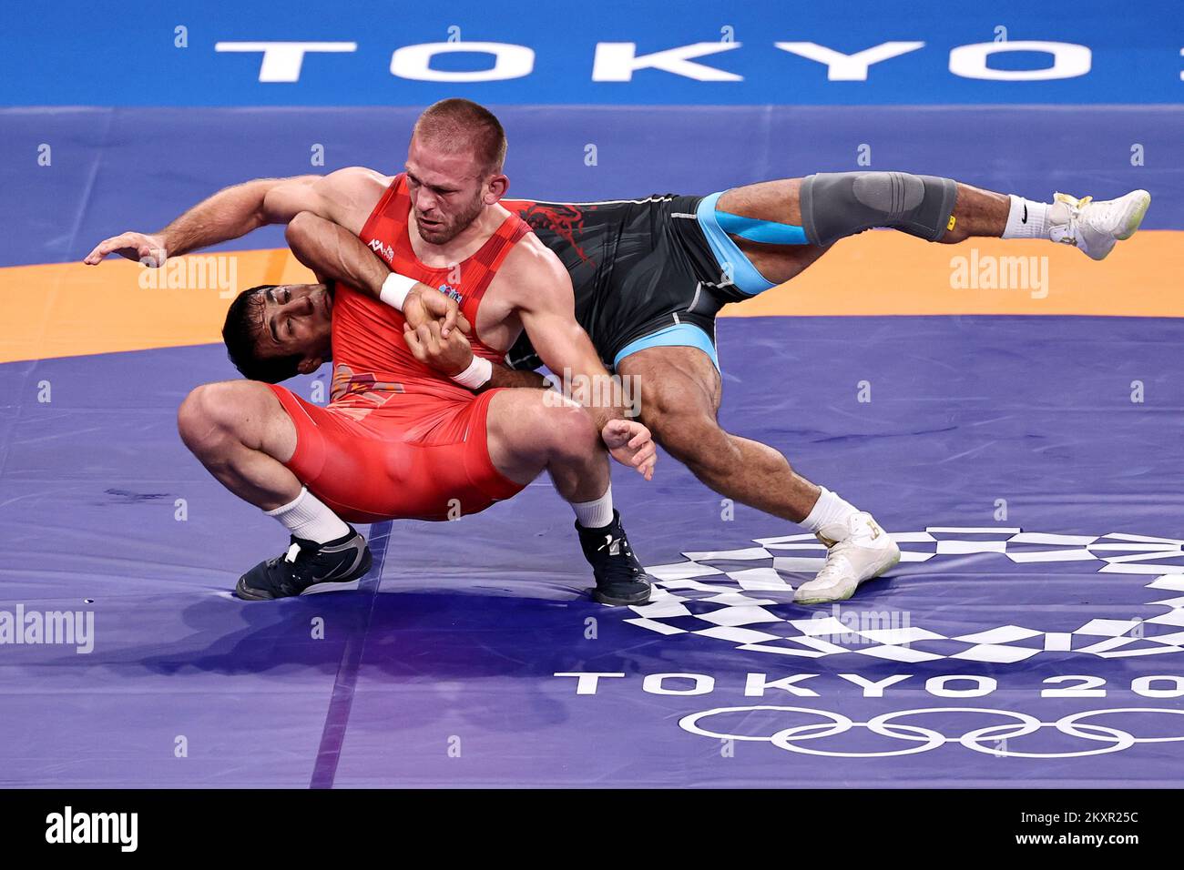 TOKYO, JAPAN - AUGUST 02: Bozo Starcevic of Team Croatia competes with ...