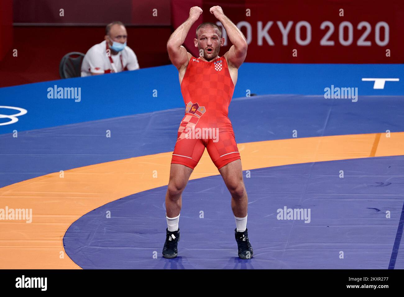 TOKYO, JAPAN - AUGUST 02: Bozo Starcevic of Team Croatia competes with ...