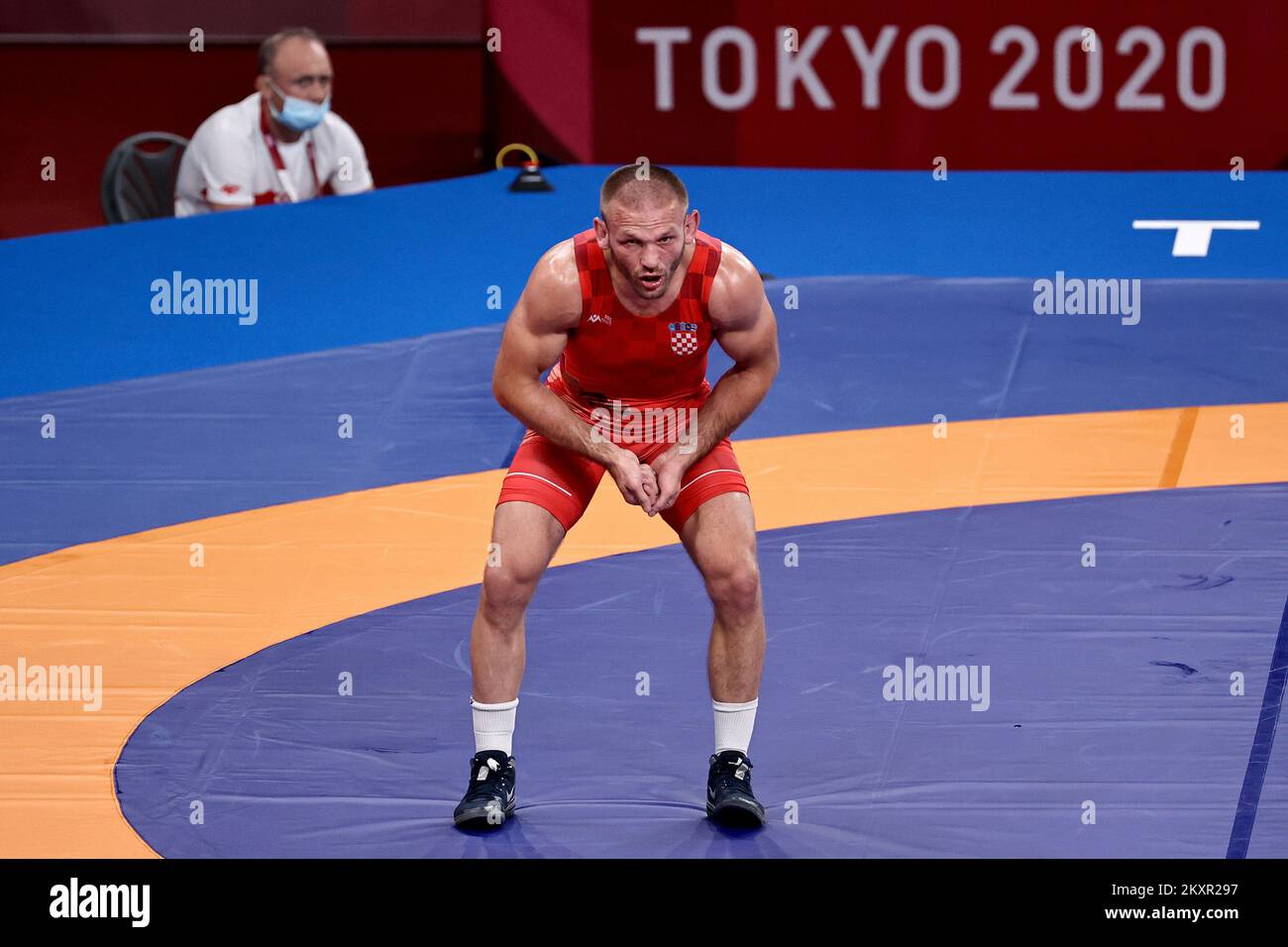 TOKYO, JAPAN - AUGUST 02: Bozo Starcevic of Team Croatia competes with ...