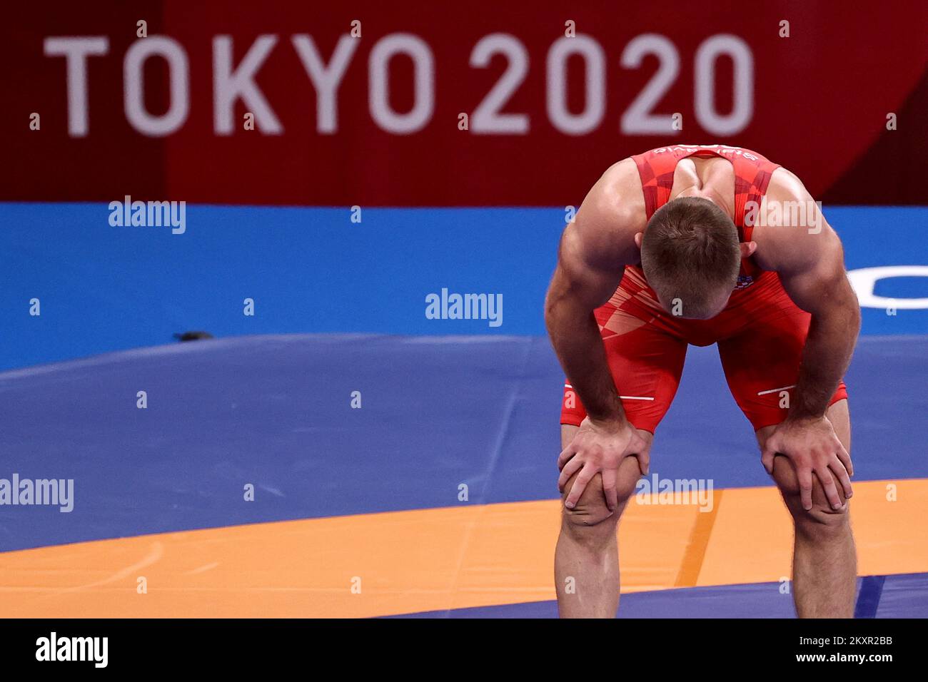 TOKYO, JAPAN - AUGUST 02: Bozo Starcevic of Team Croatia competes with ...