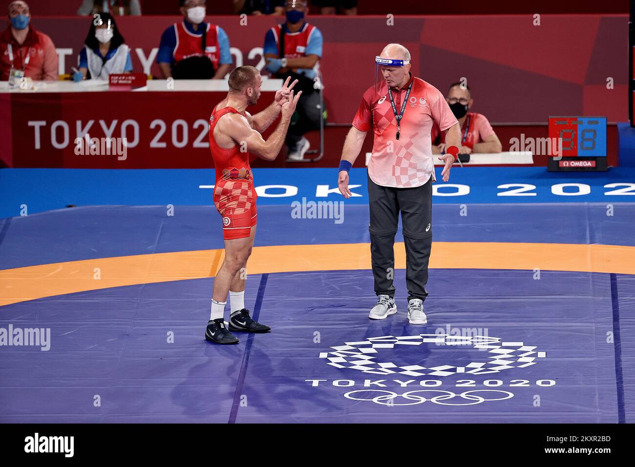 TOKYO, JAPAN - AUGUST 02: Bozo Starcevic of Team Croatia competes with ...
