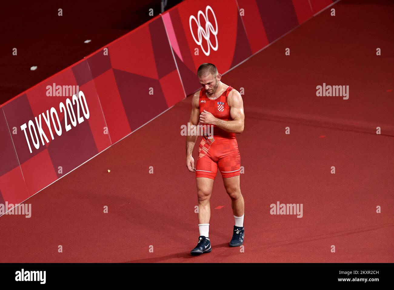 TOKYO, JAPAN - AUGUST 02: Bozo Starcevic of Team Croatia competes with ...
