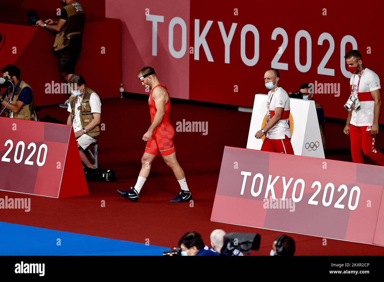 TOKYO, JAPAN - AUGUST 02: Bozo Starcevic of Team Croatia competes with ...