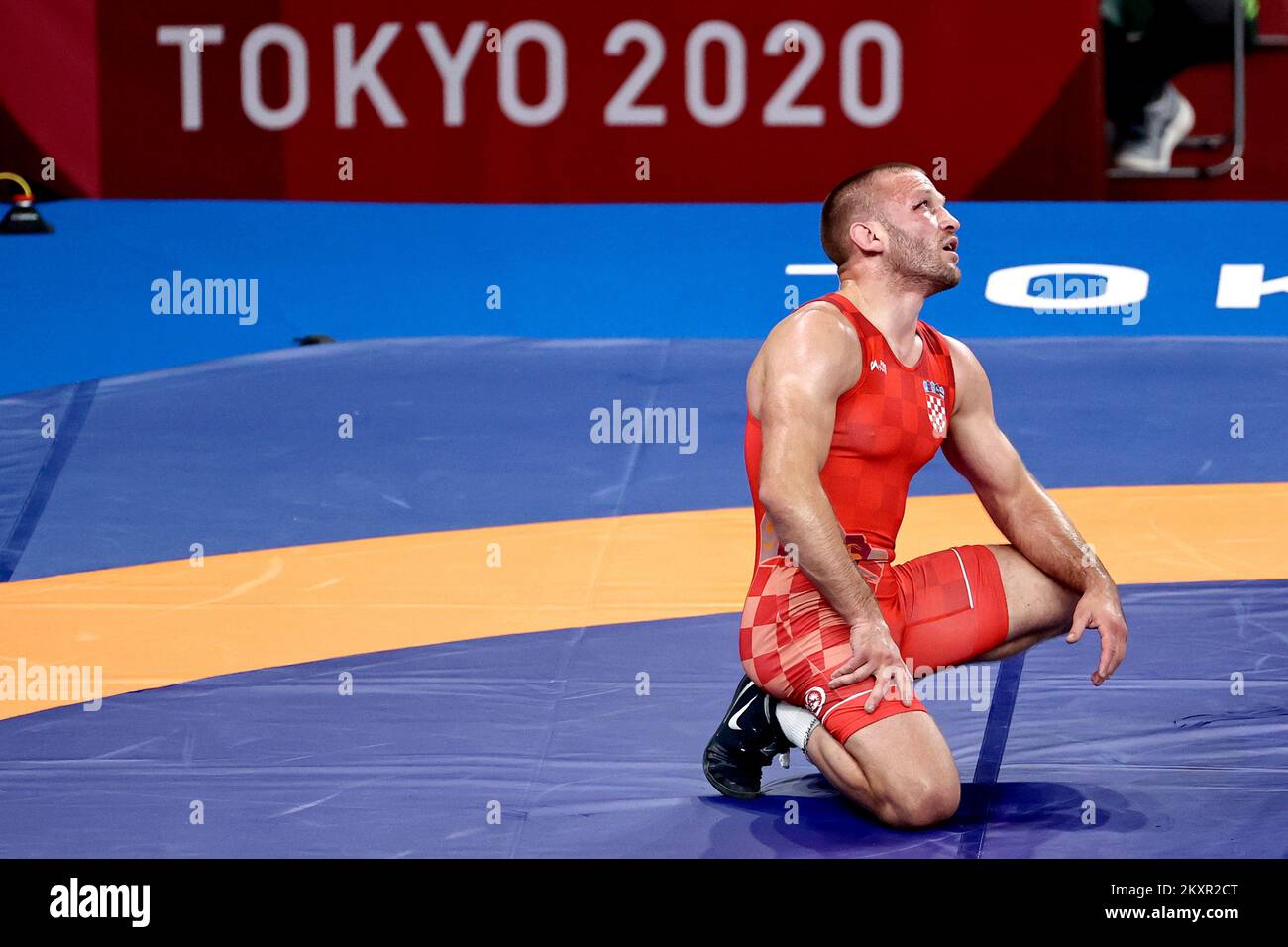 TOKYO, JAPAN - AUGUST 02: Bozo Starcevic of Team Croatia competes with ...