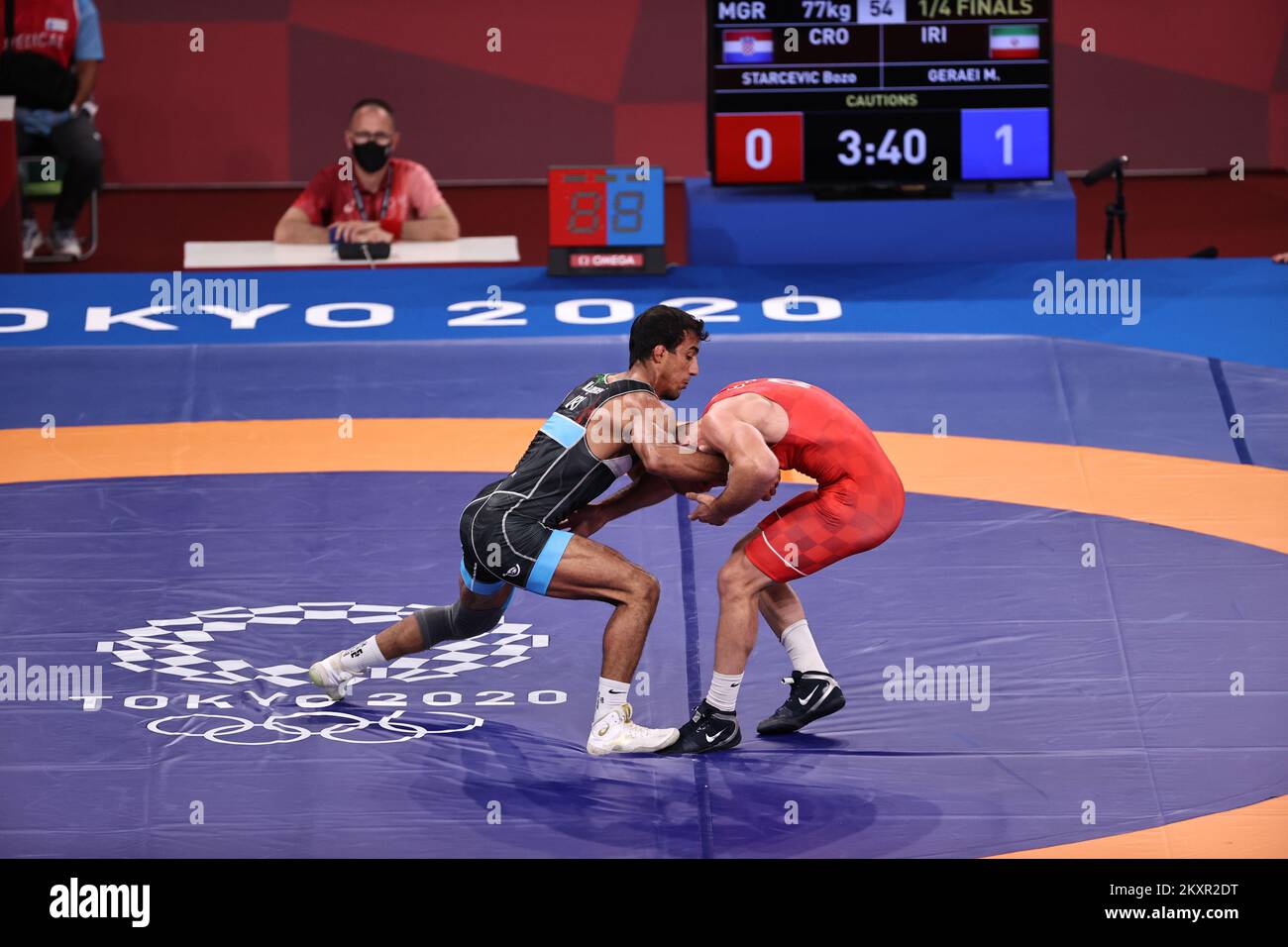 TOKYO, JAPAN - AUGUST 02: Bozo Starcevic of Team Croatia competes with ...