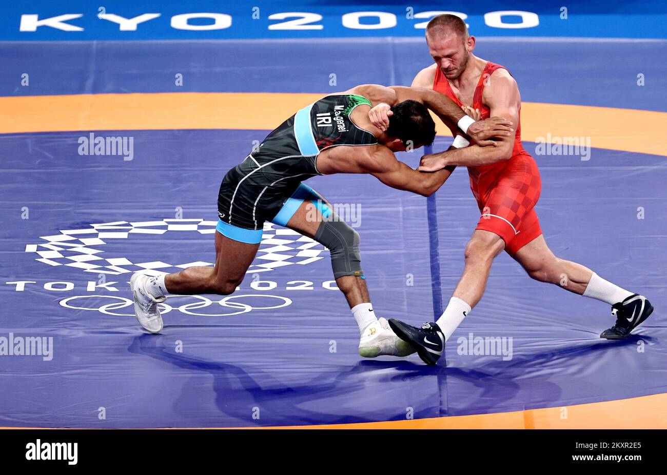 TOKYO, JAPAN - AUGUST 02: Bozo Starcevic of Team Croatia competes with ...