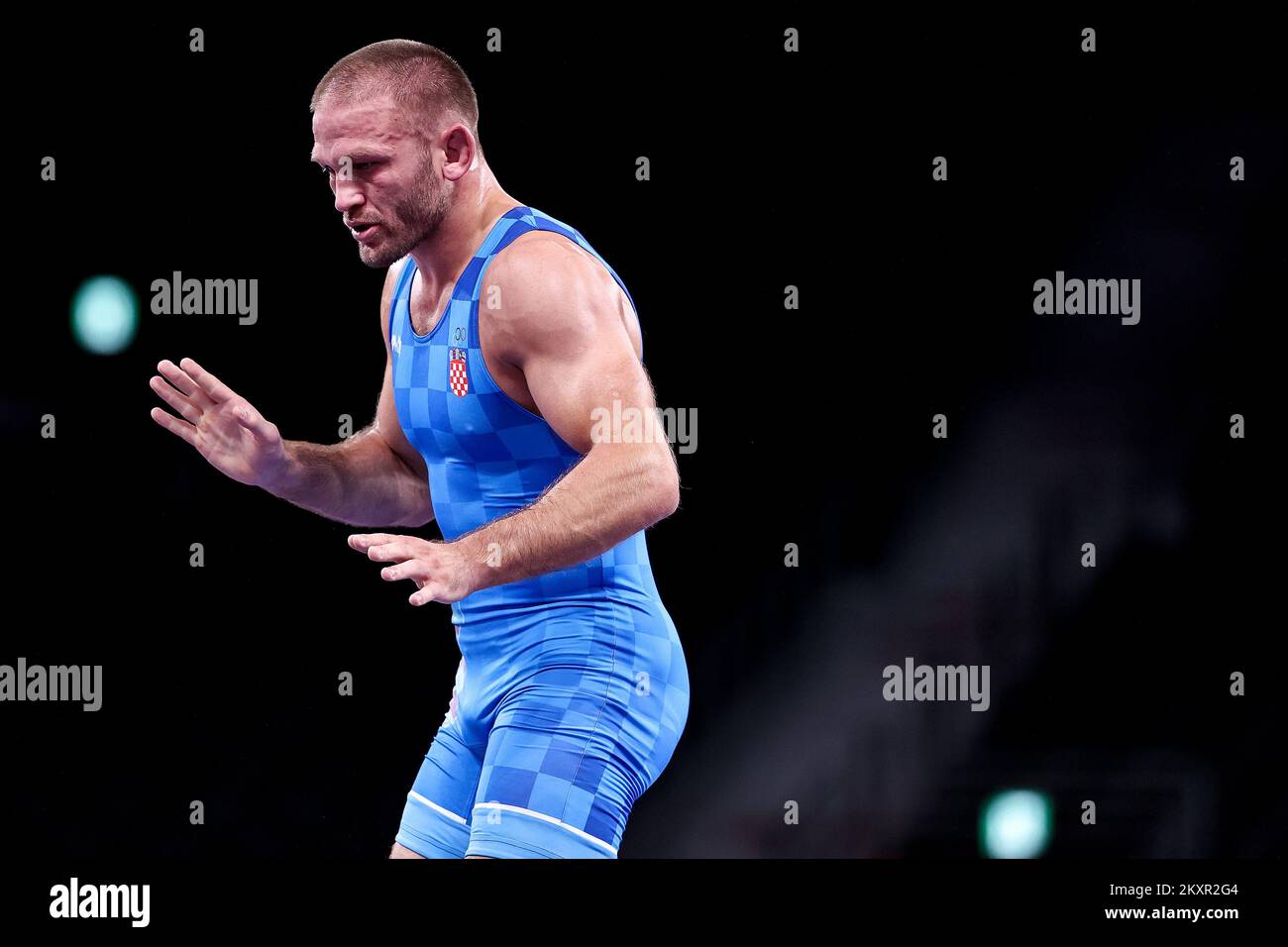 TOKYO, JAPAN - AUGUST 02: Bozo Starcevic of Team Croatia competes with ...