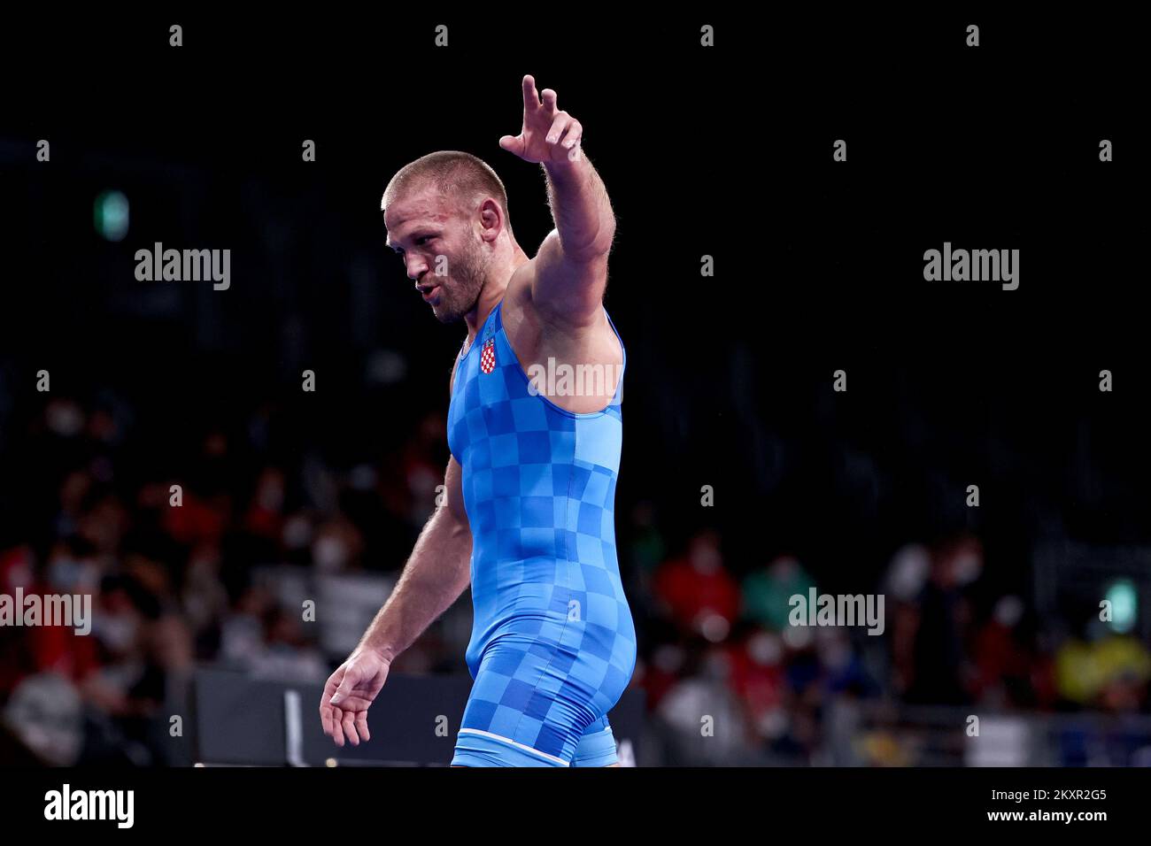 TOKYO, JAPAN - AUGUST 02: Bozo Starcevic of Team Croatia competes with ...