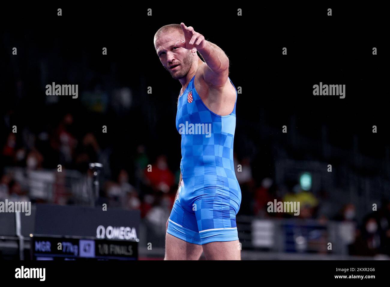 TOKYO, JAPAN - AUGUST 02: Bozo Starcevic of Team Croatia competes with ...