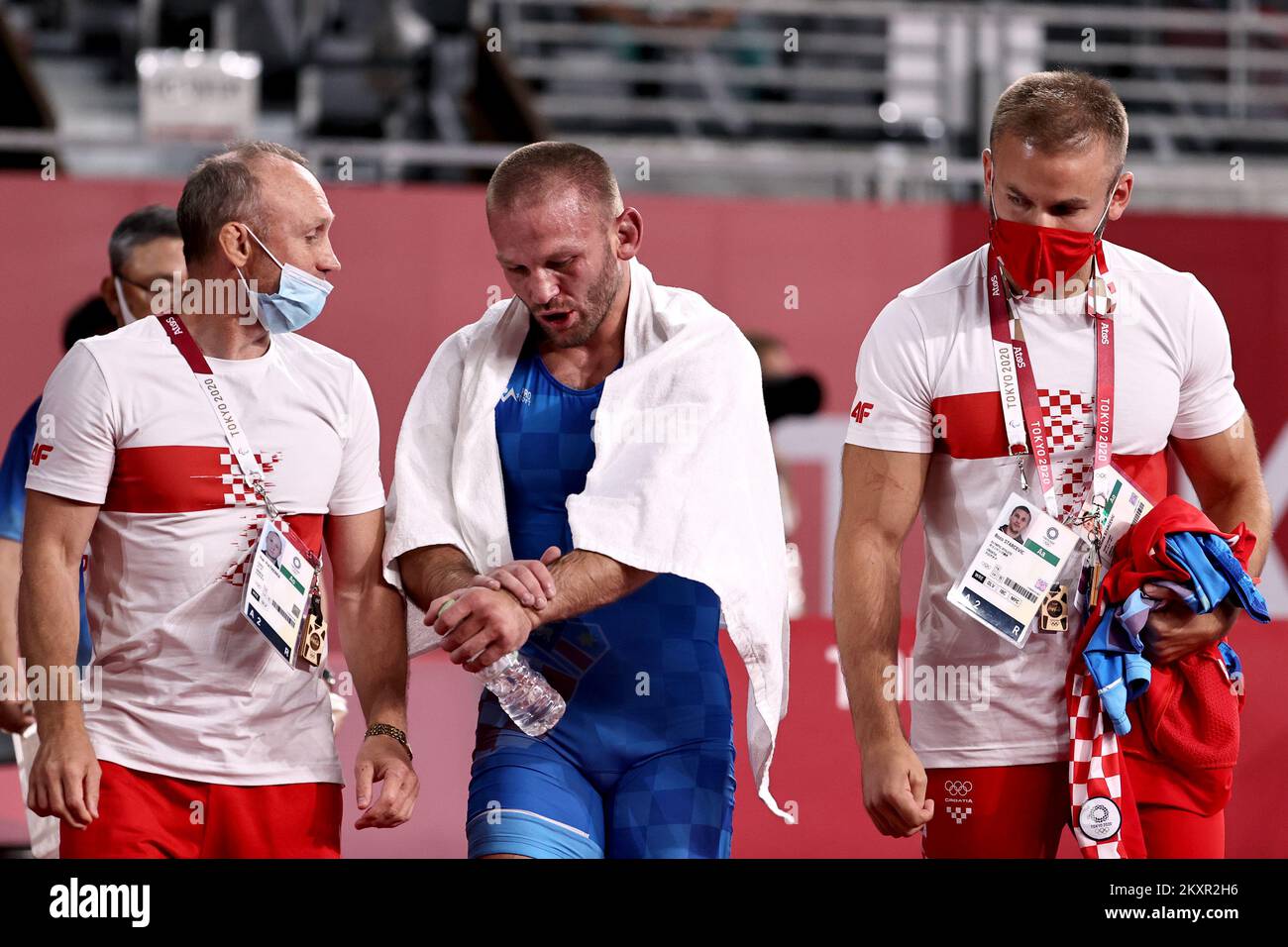 TOKYO, JAPAN - AUGUST 02: Bozo Starcevic of Team Croatia competes with ...