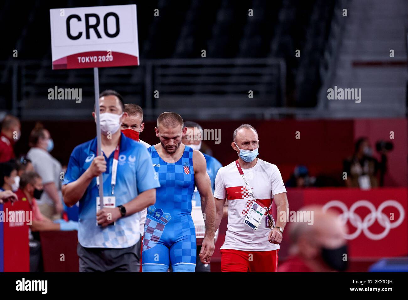 TOKYO, JAPAN - AUGUST 02: Bozo Starcevic of Team Croatia competes with ...