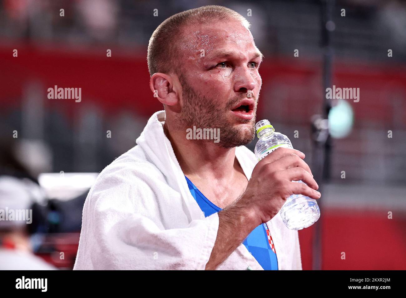 TOKYO, JAPAN - AUGUST 02: Bozo Starcevic of Team Croatia competes with ...
