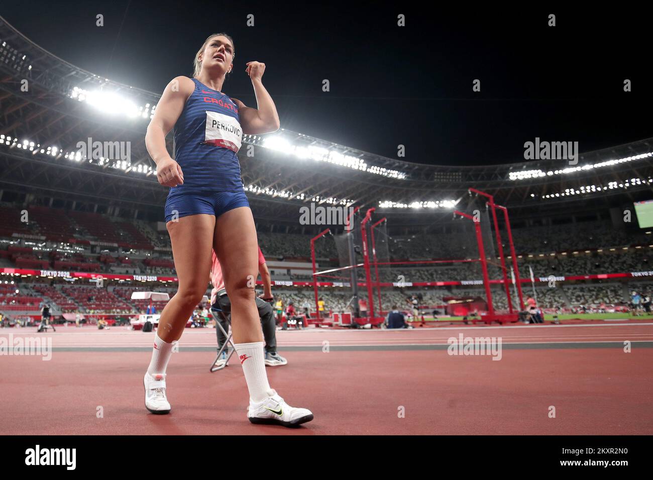 TOKYO, JAPAN - AUGUST 02: Discus thrower, Sandra Perkovic of Team ...
