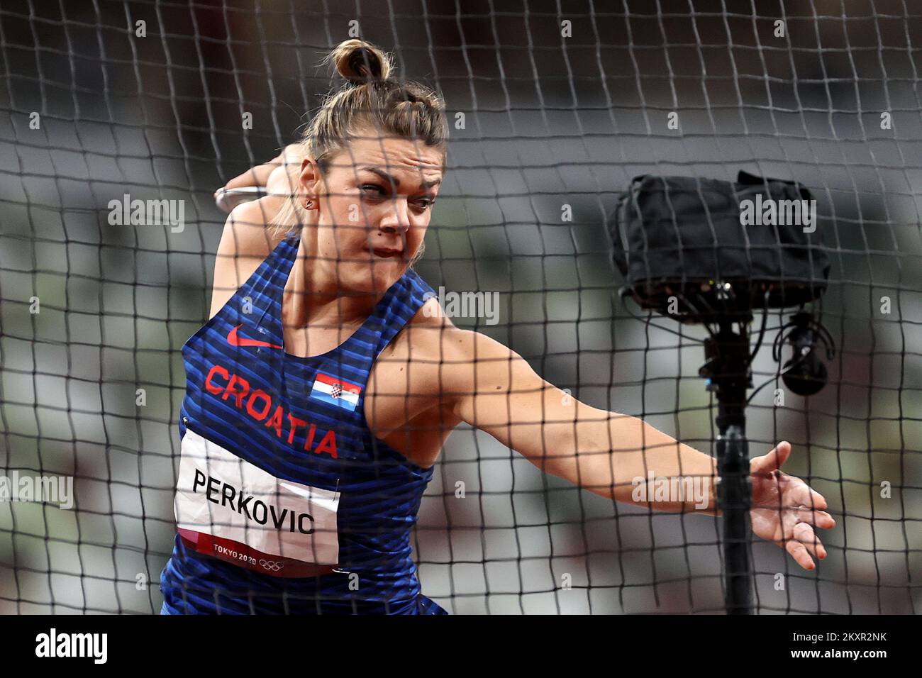 TOKYO, JAPAN - AUGUST 02: Discus thrower, Sandra Perkovic of Team ...
