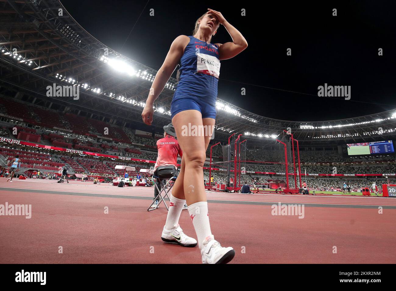 TOKYO, JAPAN - AUGUST 02: Discus thrower, Sandra Perkovic of Team ...