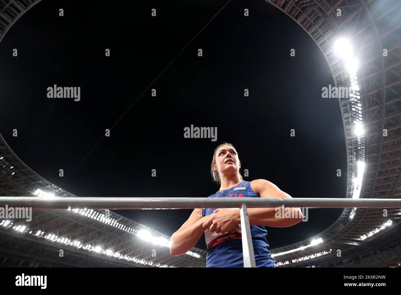TOKYO, JAPAN - AUGUST 02: Discus thrower, Sandra Perkovic of Team ...
