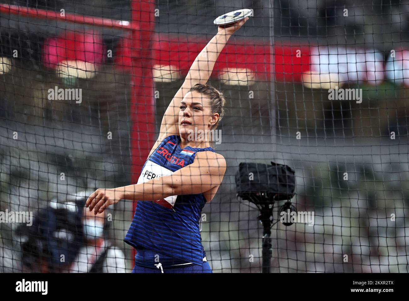 TOKYO, JAPAN - AUGUST 02: Discus thrower, Sandra Perkovic of Team ...