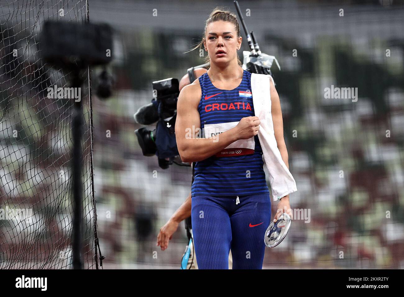 TOKYO, JAPAN - AUGUST 02: Discus thrower, Sandra Perkovic of Team ...