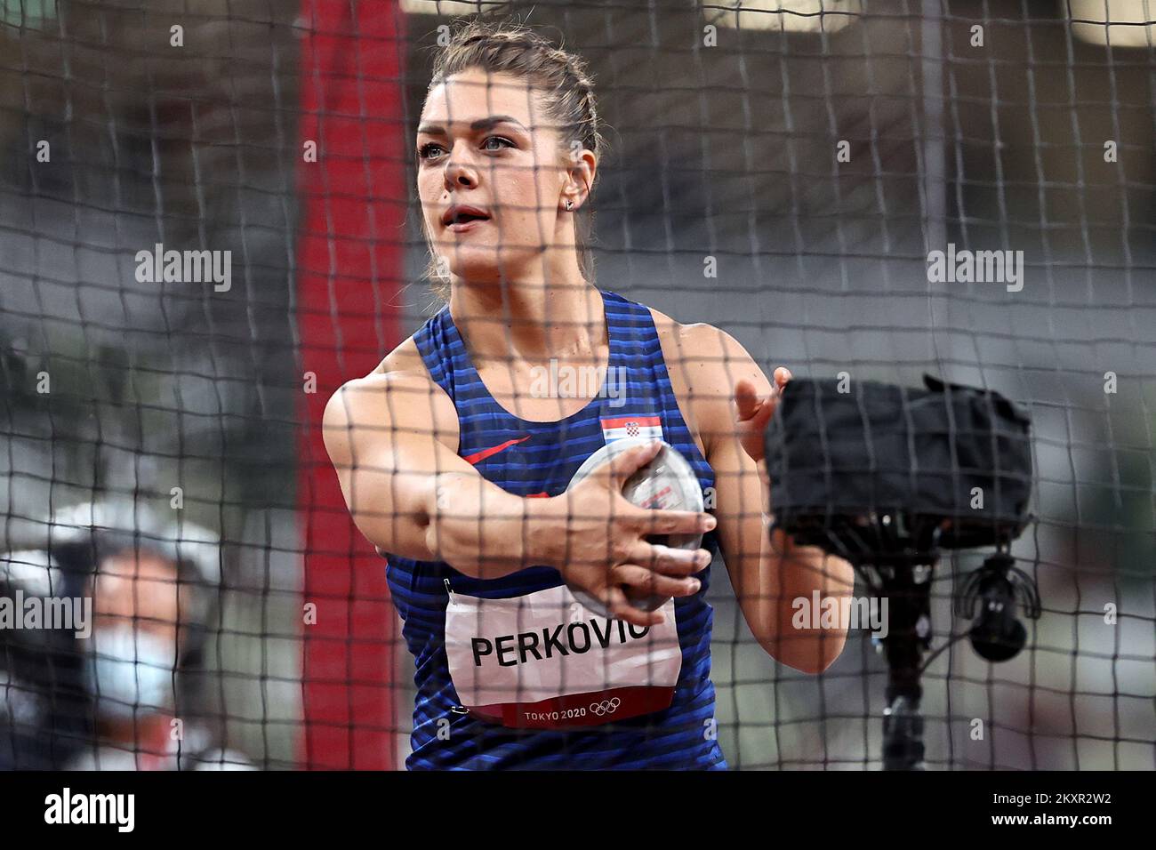 TOKYO, JAPAN - AUGUST 02: Discus thrower, Sandra Perkovic of Team ...