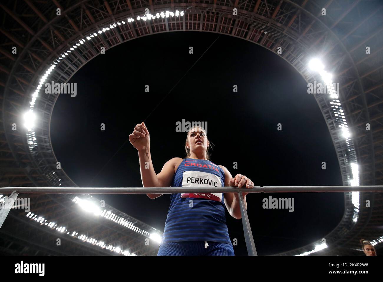 TOKYO, JAPAN - AUGUST 02: Discus thrower, Sandra Perkovic of Team ...