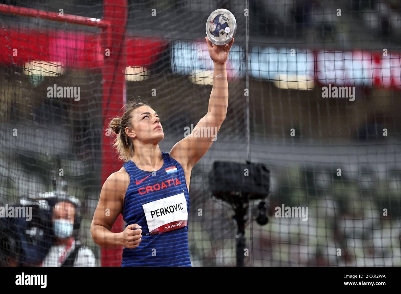 TOKYO, JAPAN - AUGUST 02: Discus thrower, Sandra Perkovic of Team ...