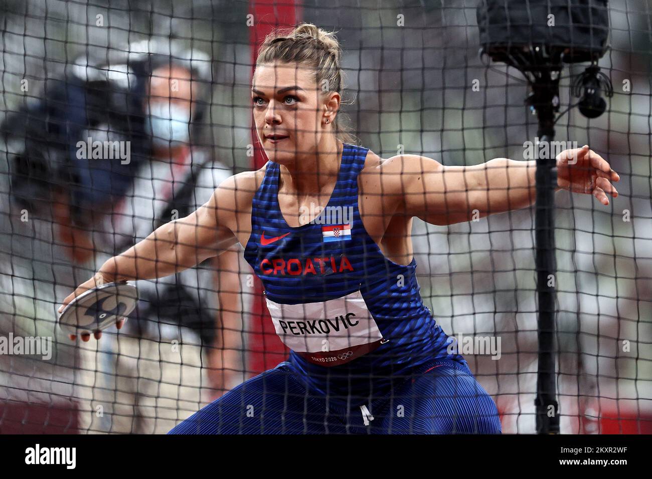 TOKYO, JAPAN - AUGUST 02: Discus thrower, Sandra Perkovic of Team ...