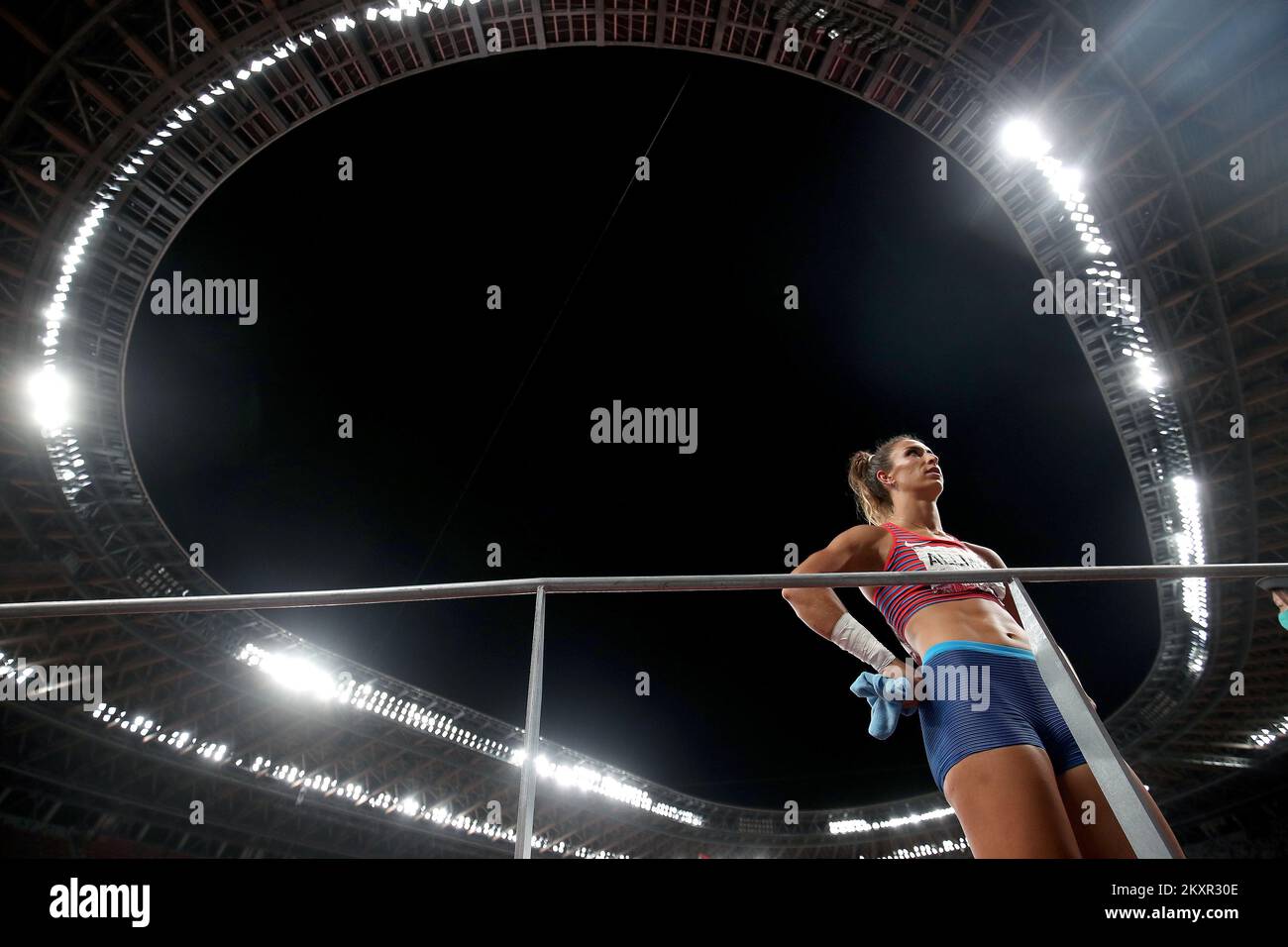 TOKYO, JAPAN - AUGUST 02: Discus thrower, Valerie Allman of Team USA ...