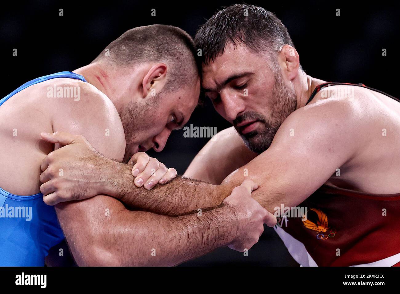 Ivan Huklek of Team Croatia competes against Rustam Assakalov of Team ...