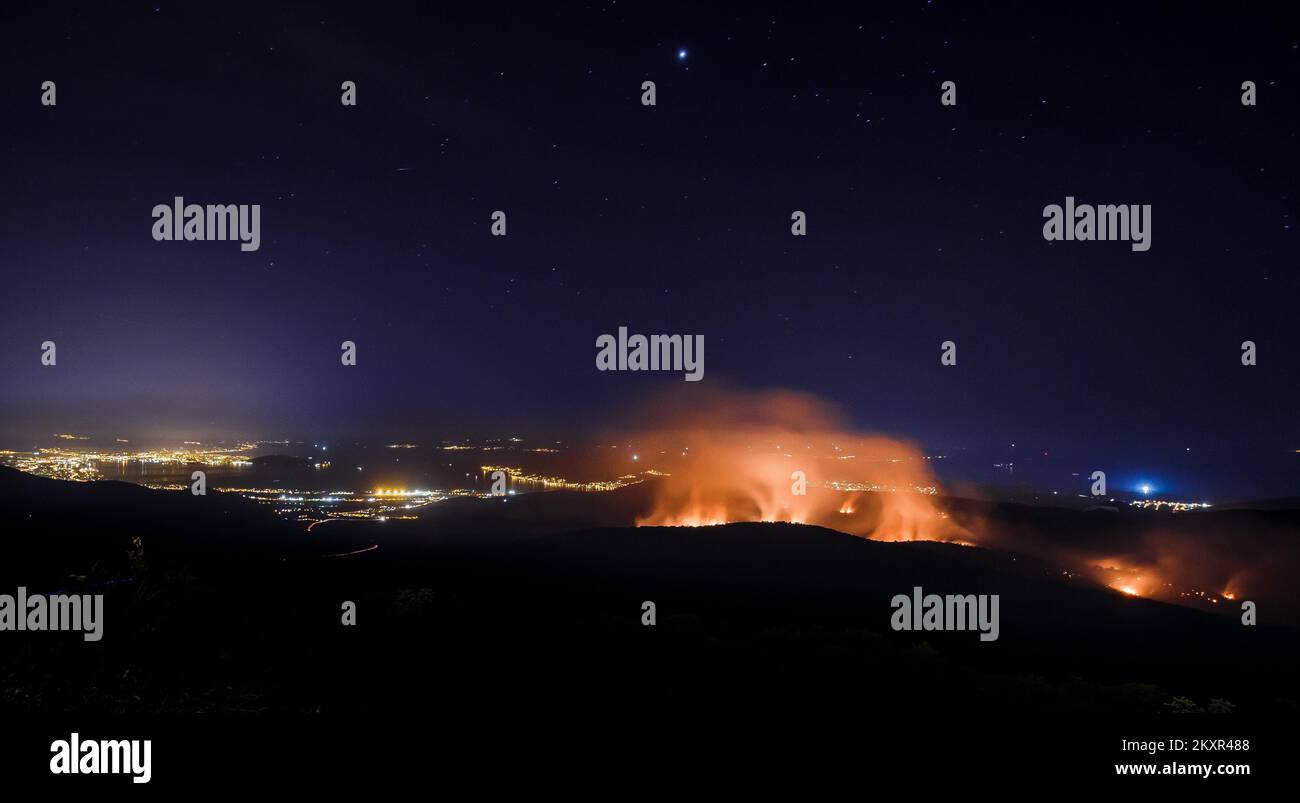 The Seget Gornji fire, near Adriatic coast town Trogir, broke out in ...