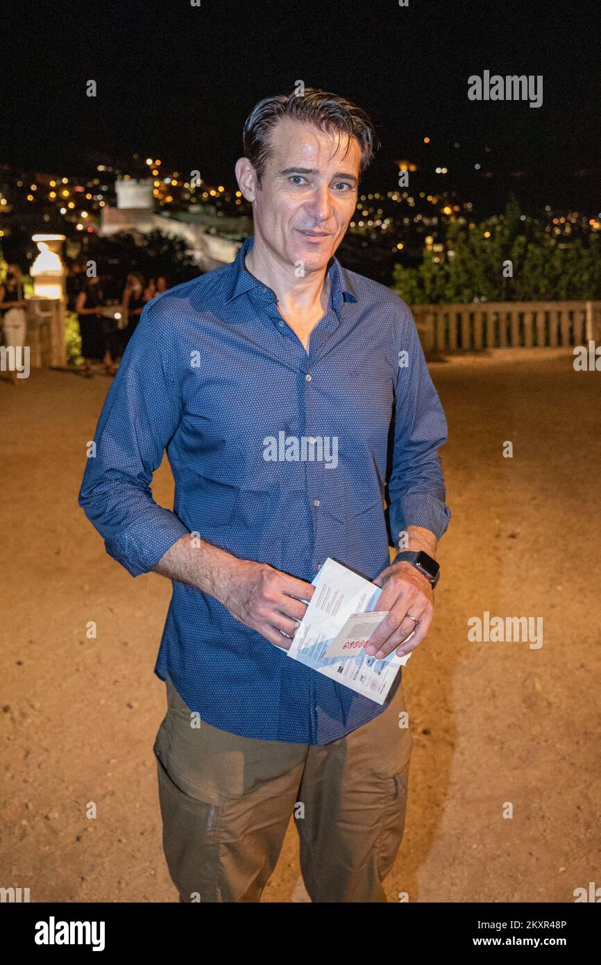 Croatian actor Goran Visnjic arriving at Dubrovnik summer games in ...