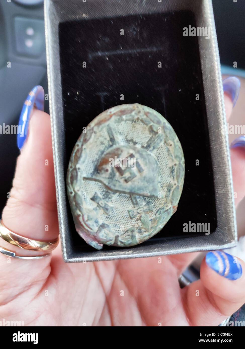 historical find of militaria nazi pin of the second world war with ...