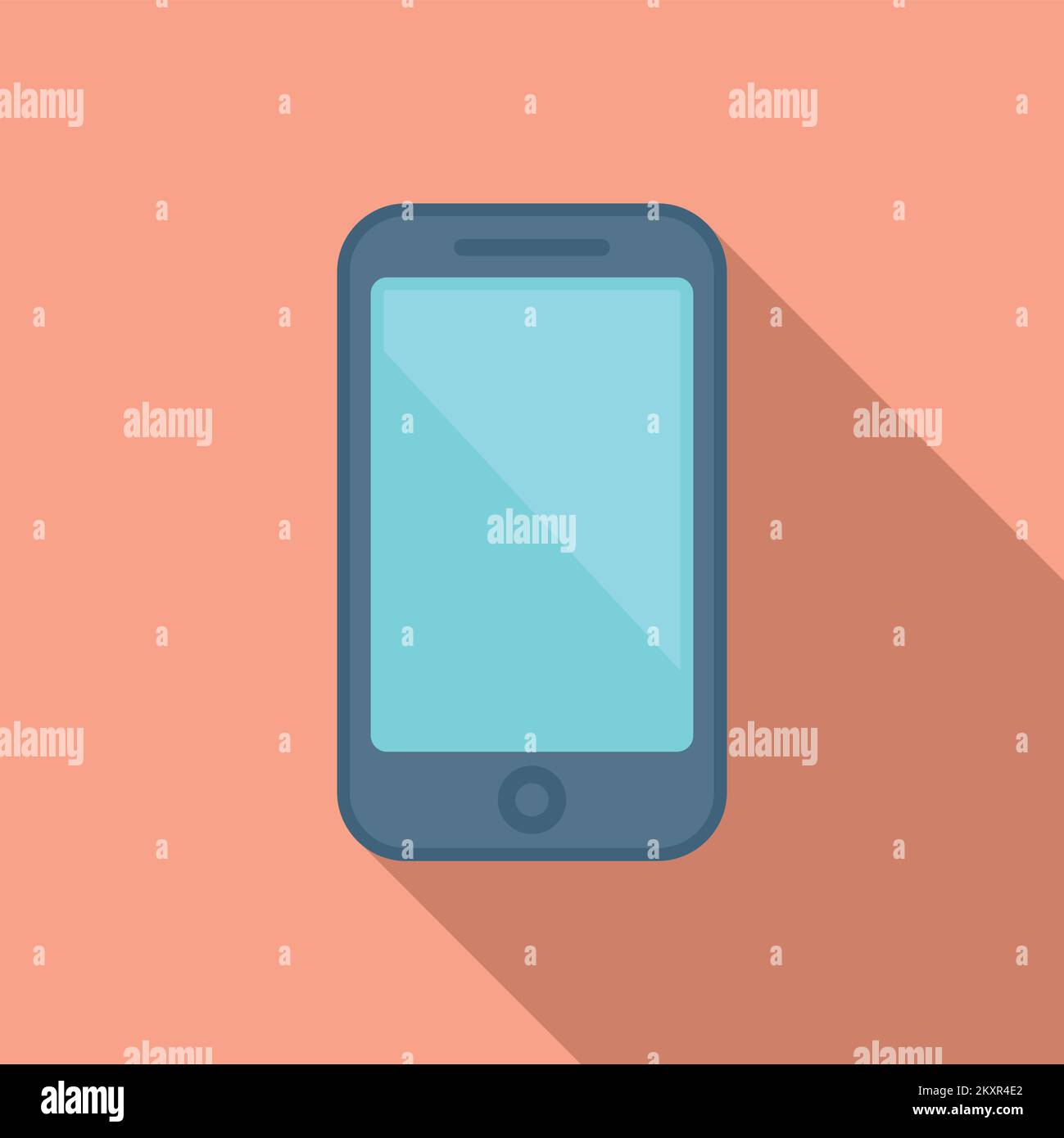 Smartphone icon flat vector. Web interface. Photo globe Stock Vector ...