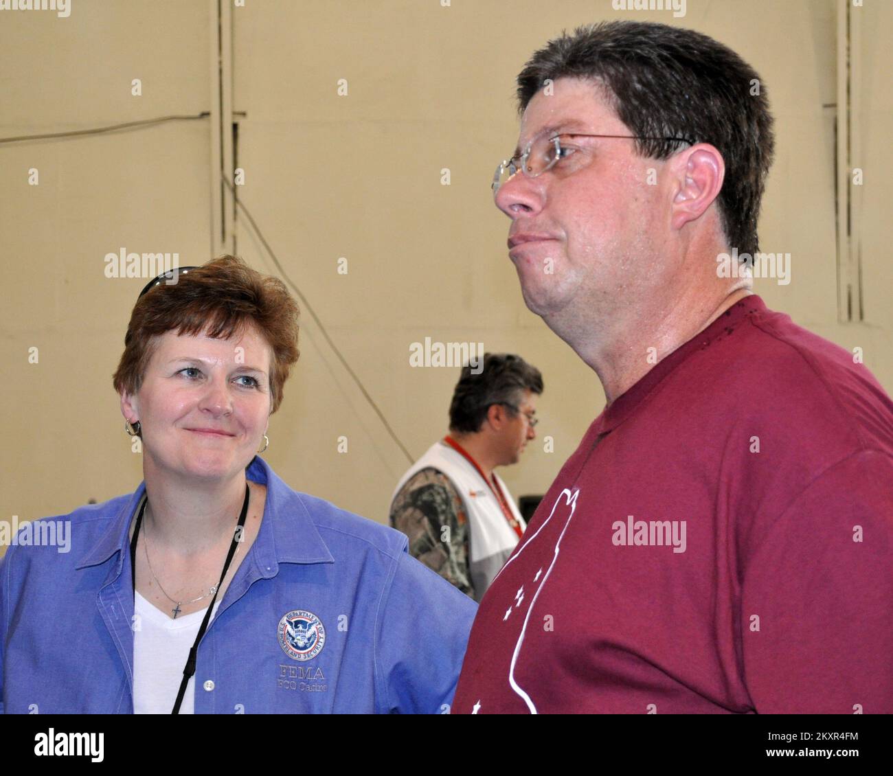 FEMA Federal Coordinating Officer Listens to a Survivor. Kentucky ...