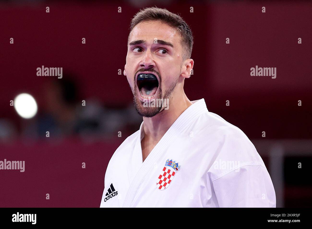 Ivan Kvesic of Team Croatia and Tareh Hamedi of Team Saudi Arabia ...