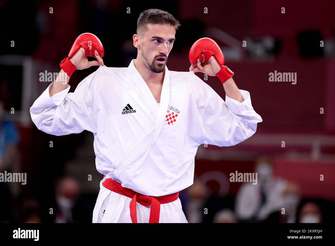 Ivan Kvesic of Team Croatia and Tareh Hamedi of Team Saudi Arabia ...