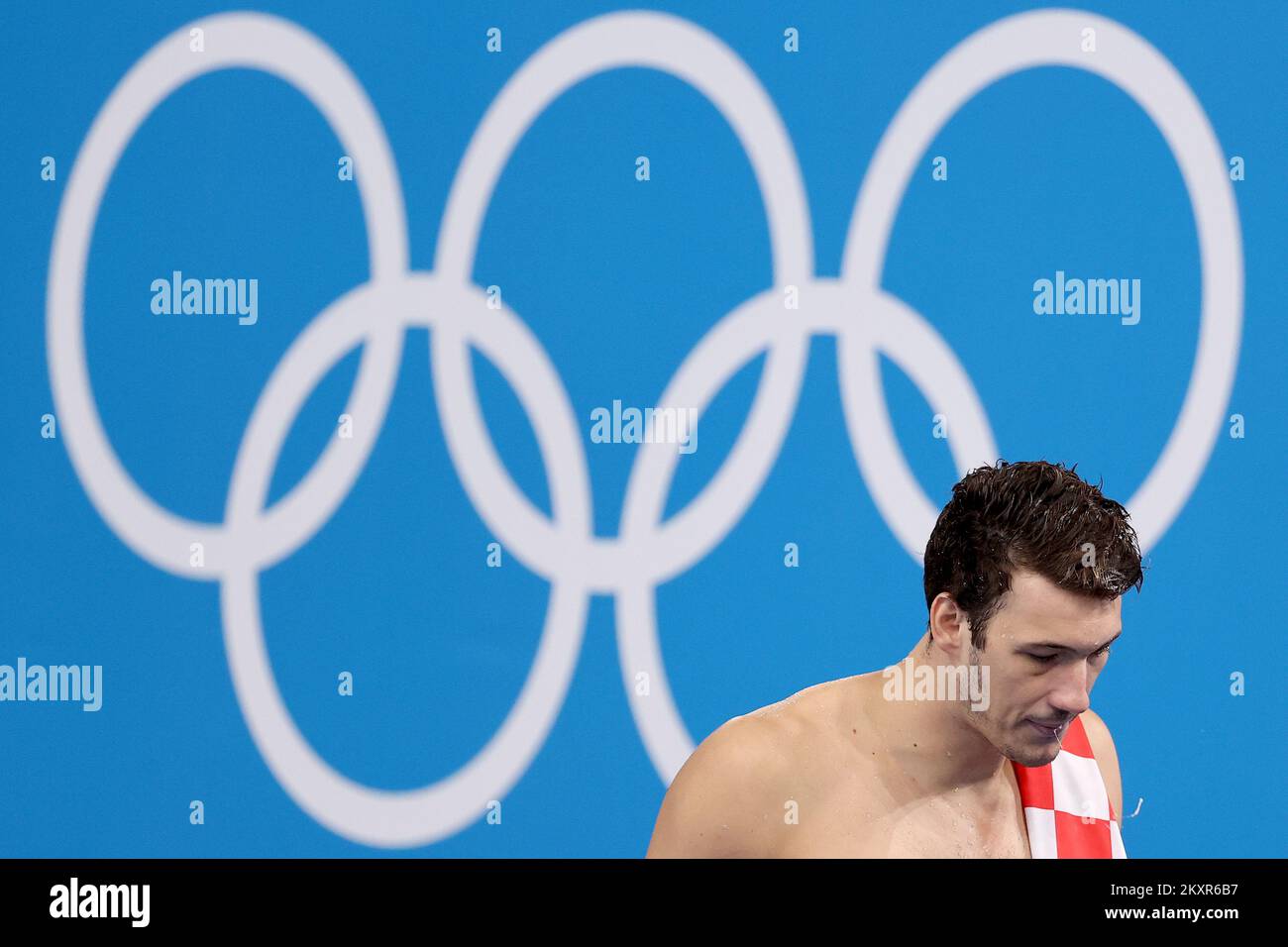 Luka Bukic of team Croatia reacts after the Menâ€™s Classification 5th ...