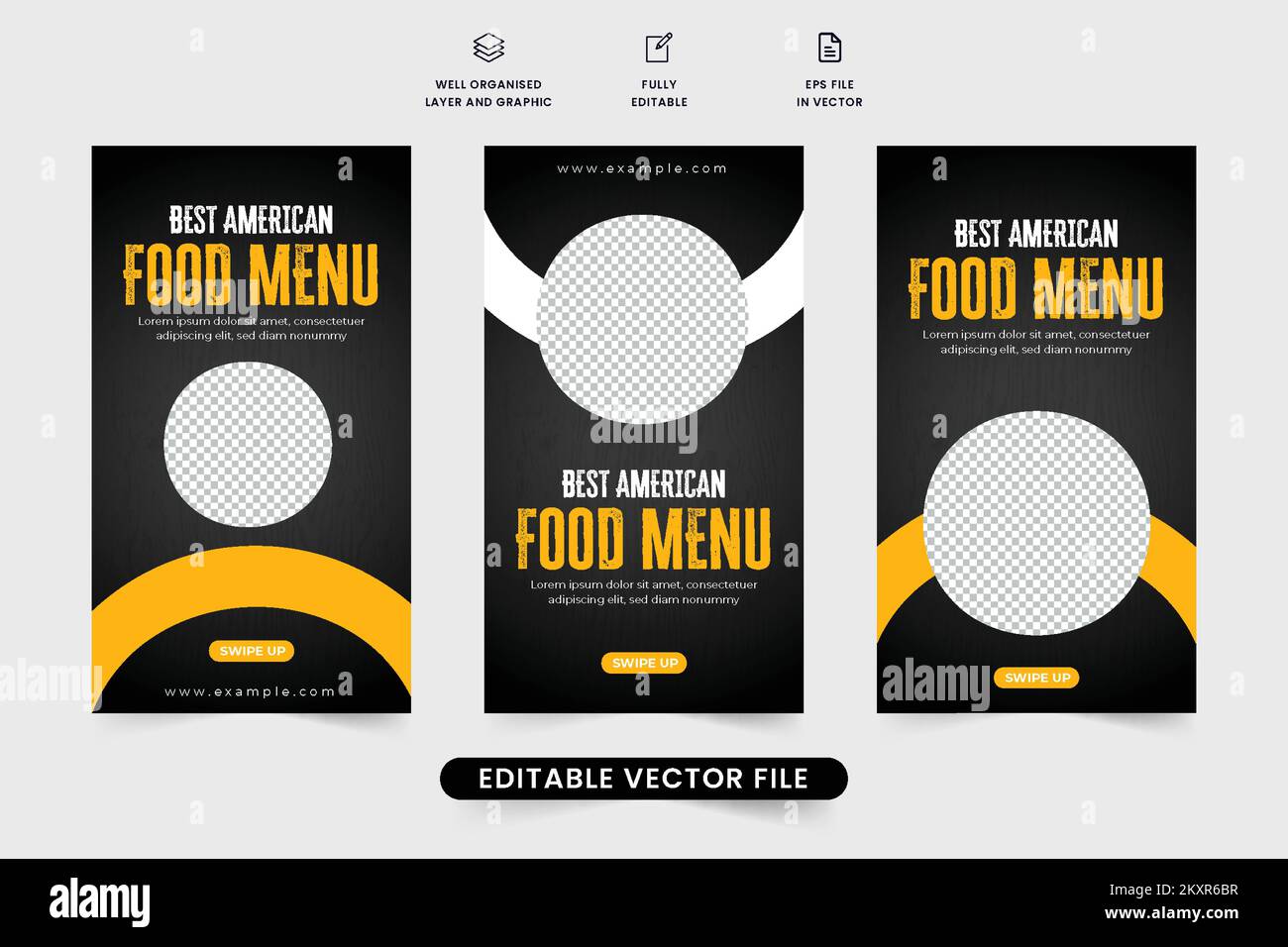 Food Logo Background Shapes