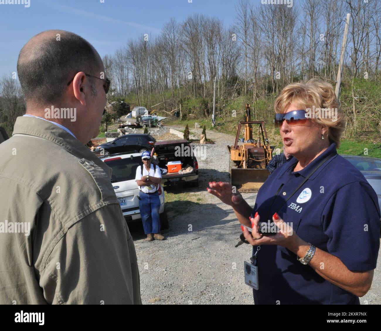 FEMA Public Infomation Office Speaks to Reporter. Kentucky Severe ...