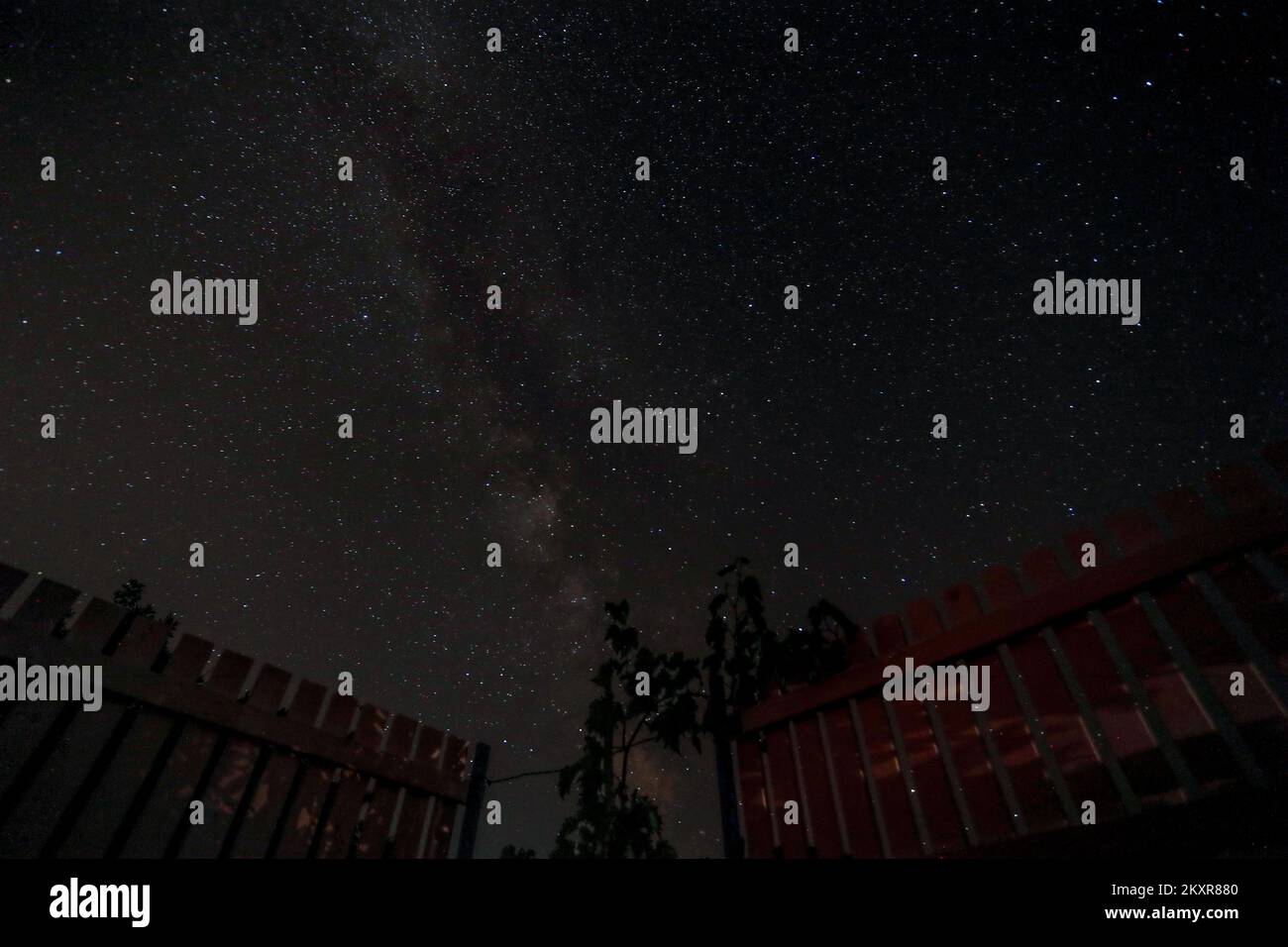 Perseids meteor illustration hi-res stock photography and images - Alamy