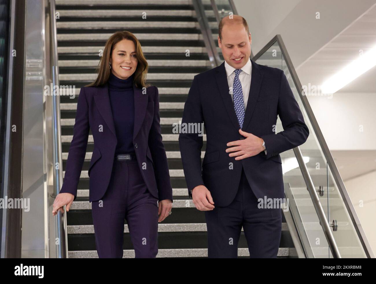 The Prince and Princess of Wales arrive at Logan International Airport ...