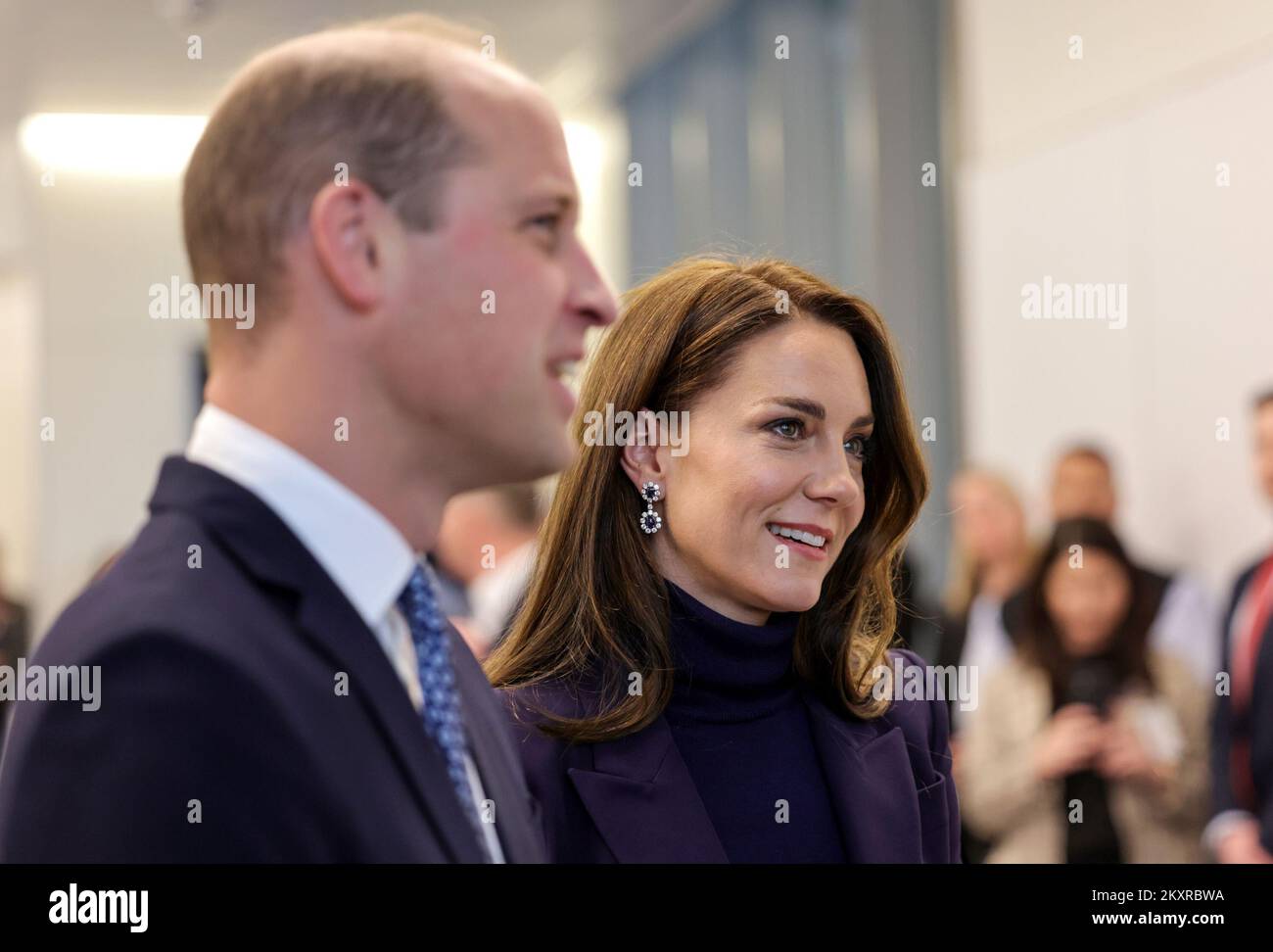 The Prince and Princess of Wales arrive at Logan International Airport ...