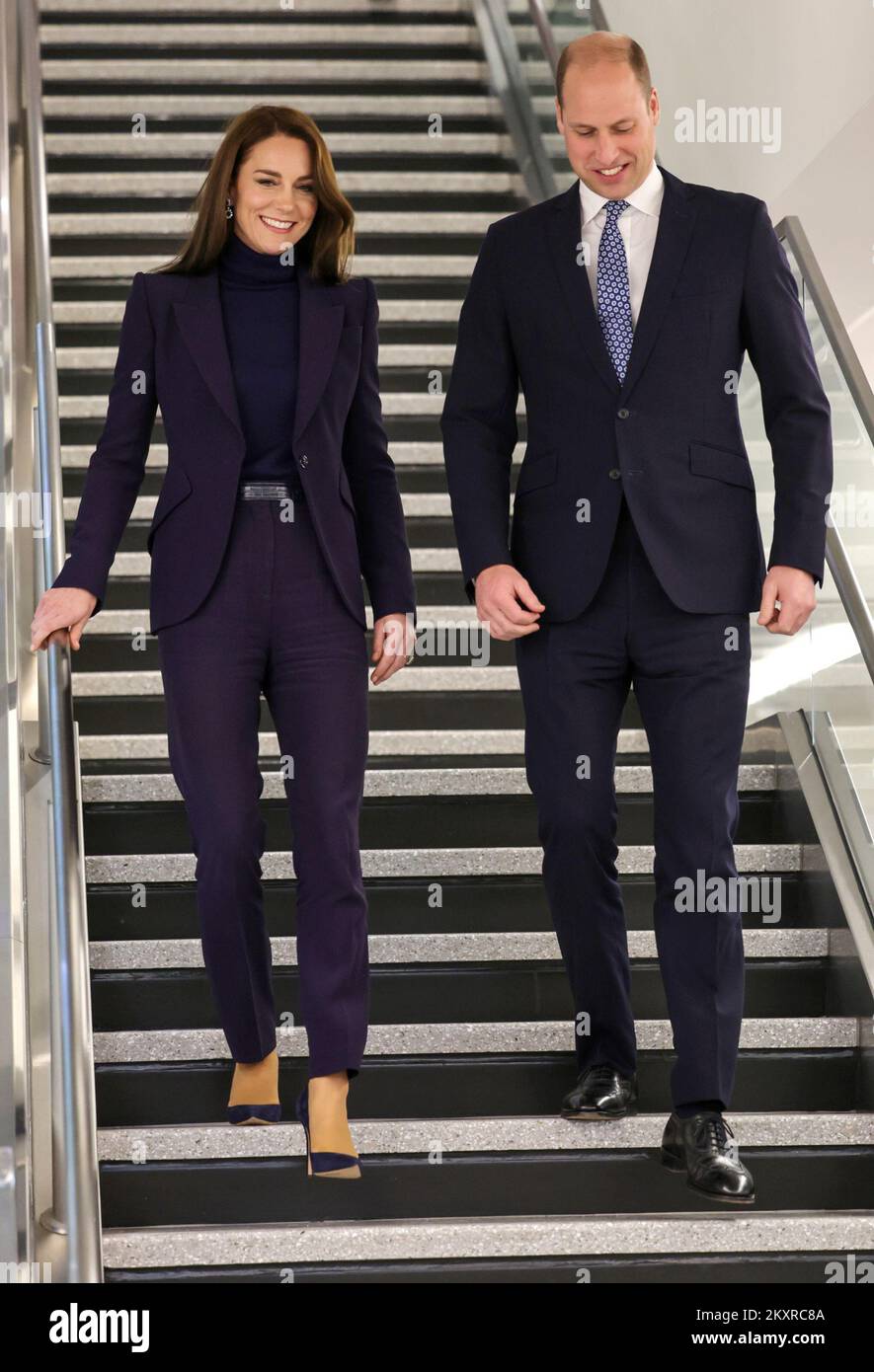 The Prince and Princess of Wales arrive at Logan International Airport ...