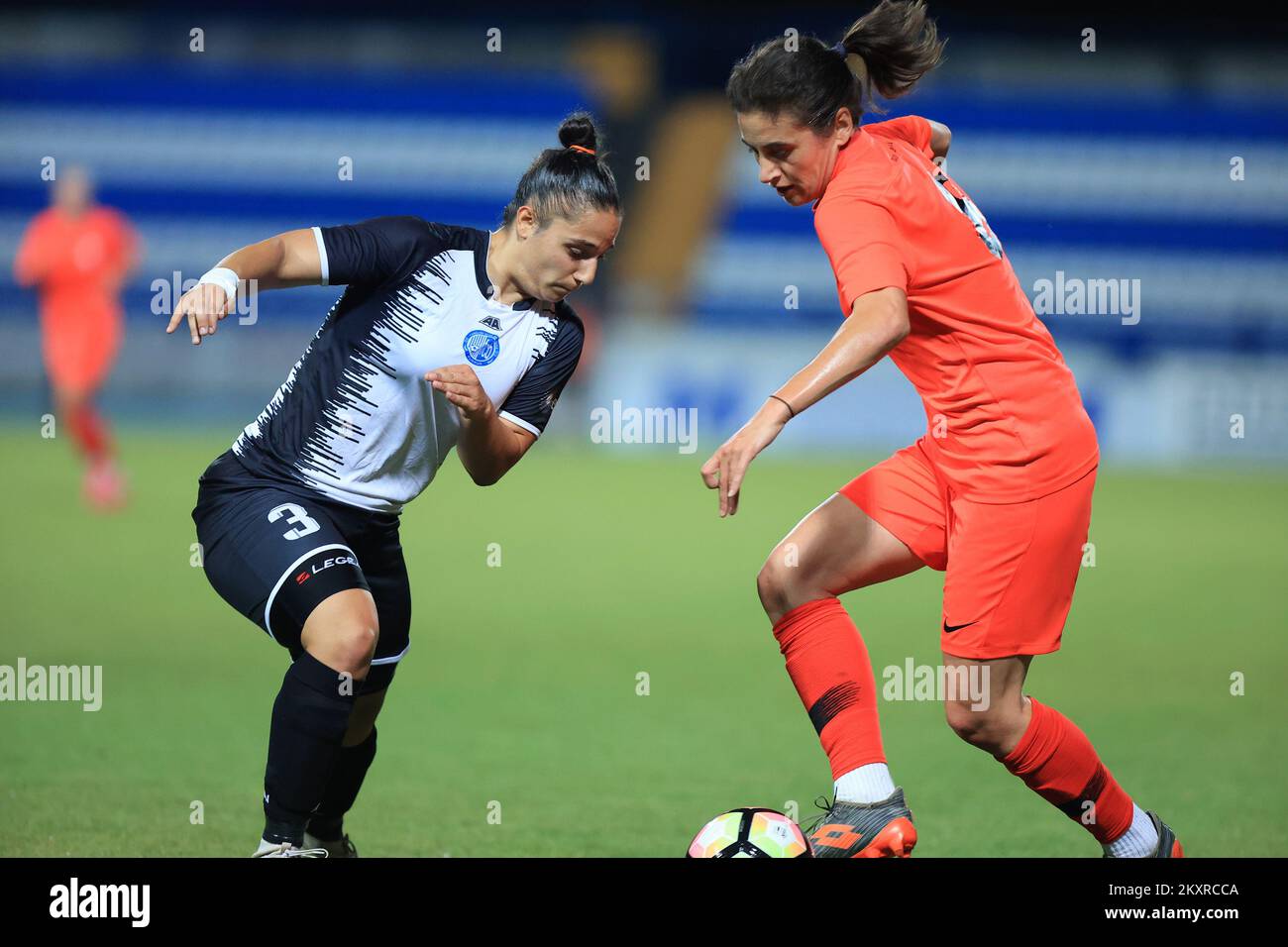 Aleksandra Popovic and Maja Joscak during Women Qualification UEFA ... Aleksandra Popovic and Maja Joscak during Women Qualification UEFA ...