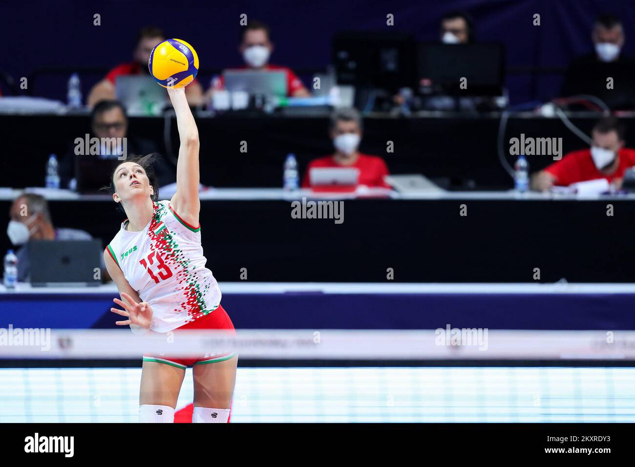 ZADAR, CROATIA - AUGUST 20: Anett Nemeth of Hungary in action during ...