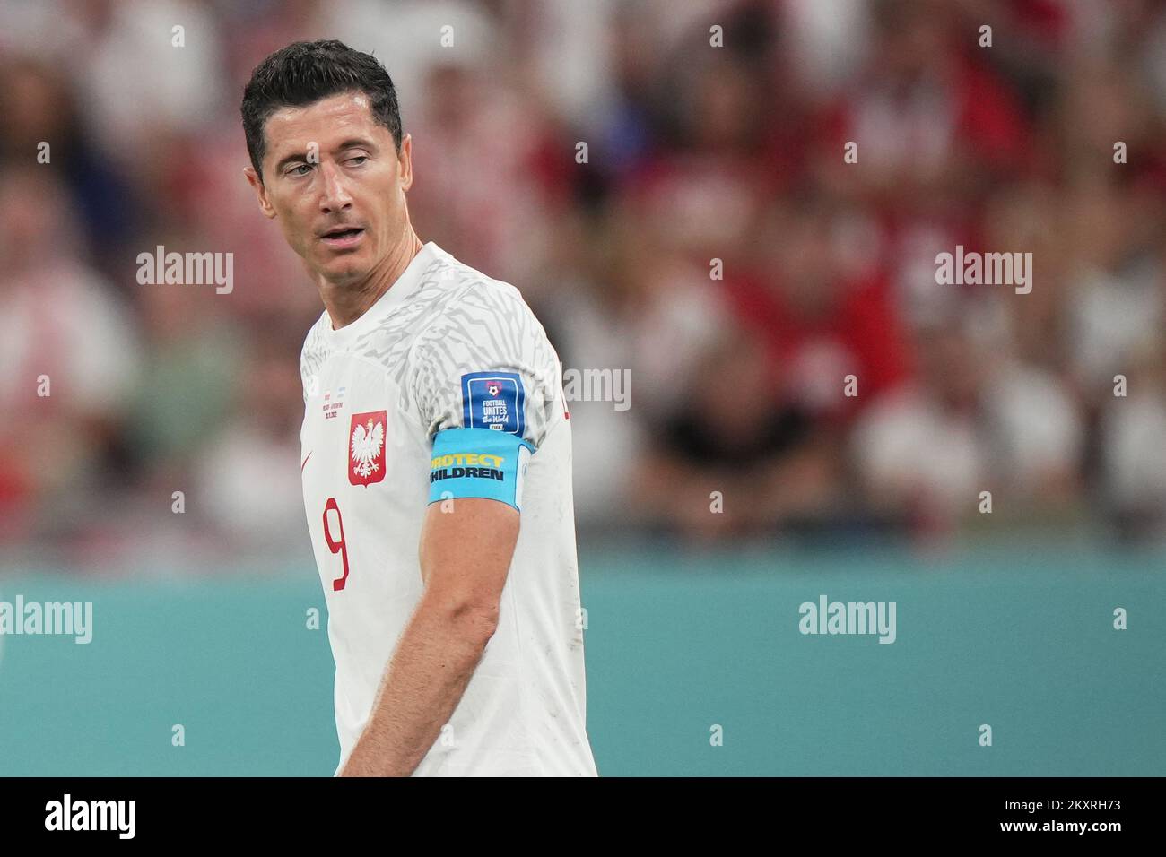 Robert Lewandowski of Poland during the FIFA World Cup, Qatar. , . in ...