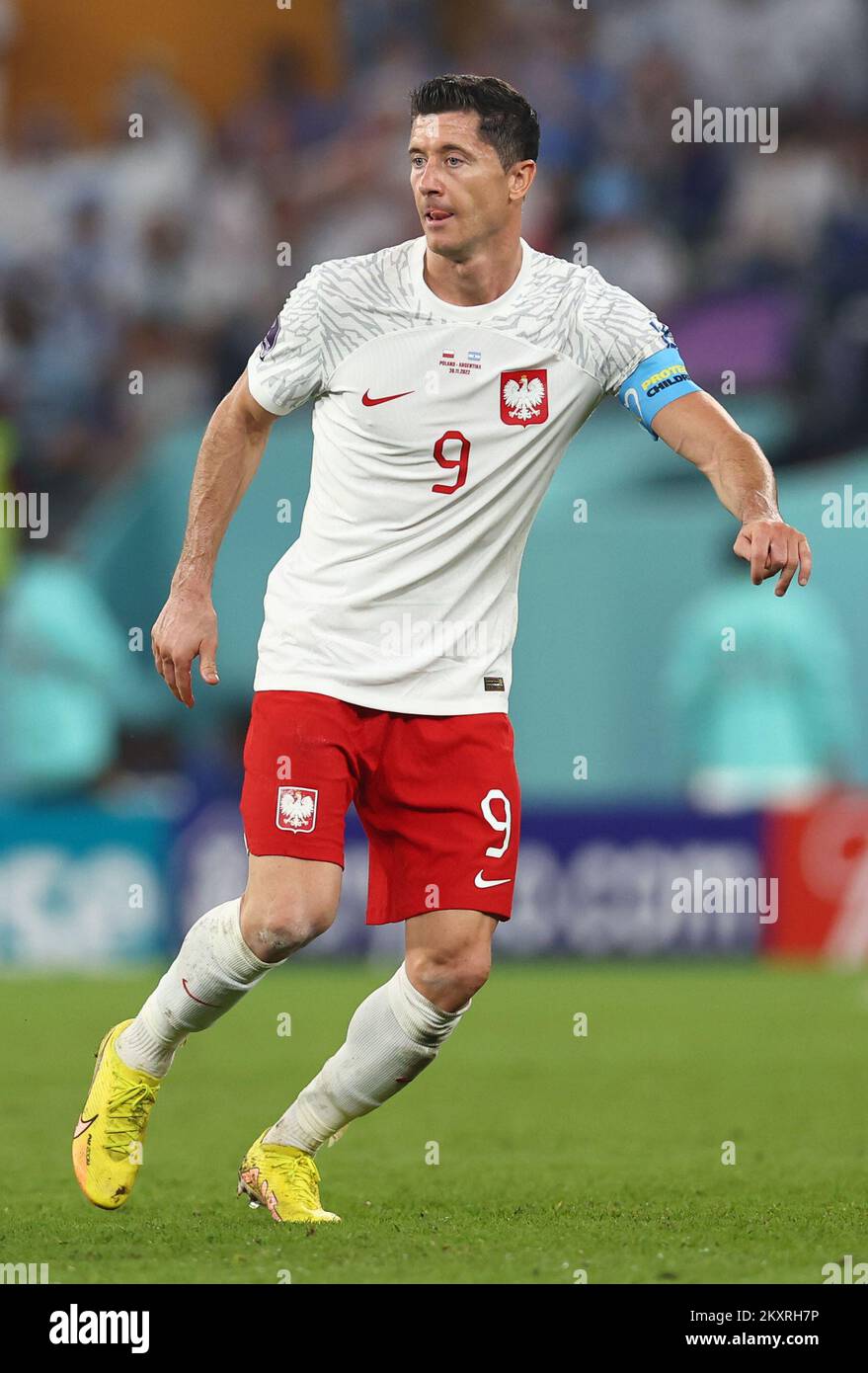Doha, Qatar. 30th Nov, 2022. Robert Lewandowski of Poland during the ...