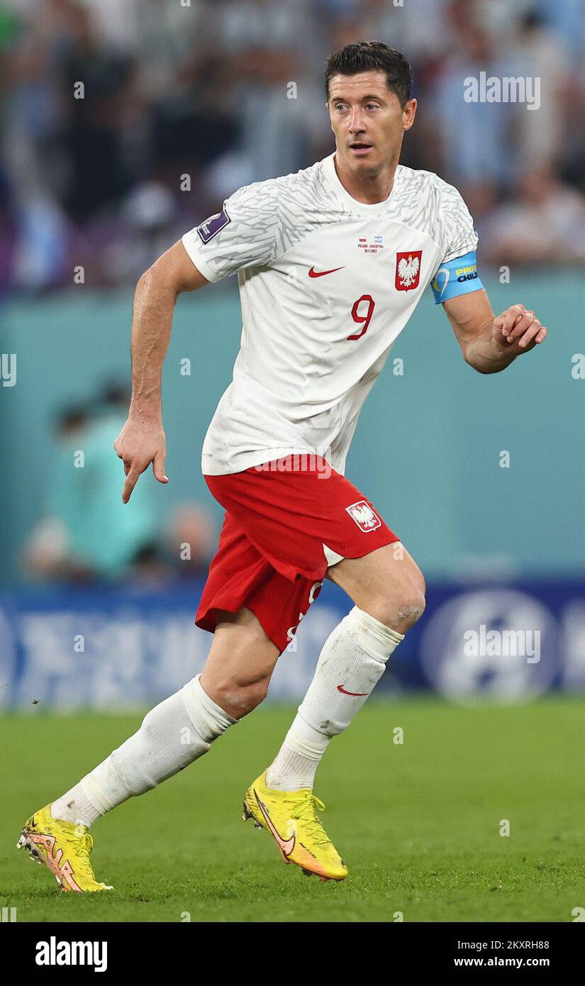 Doha, Qatar. 30th Nov, 2022. Robert Lewandowski of Poland during the ...