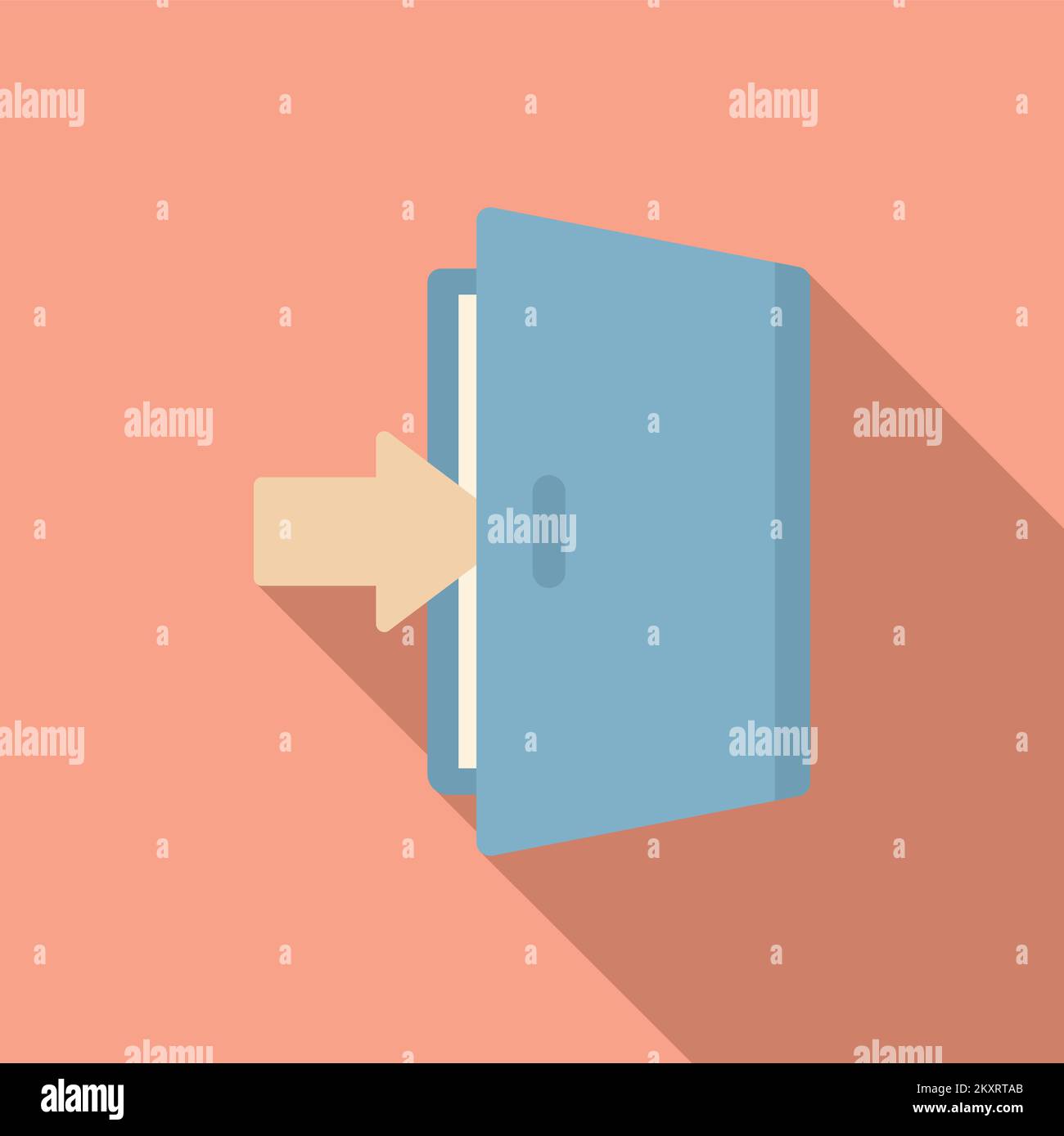 Old vintage panel door Stock Vector Images - Alamy