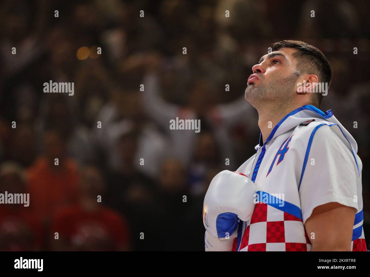 Croatian Filip Hrgovic before the boxing event "Battle of the Giants ...