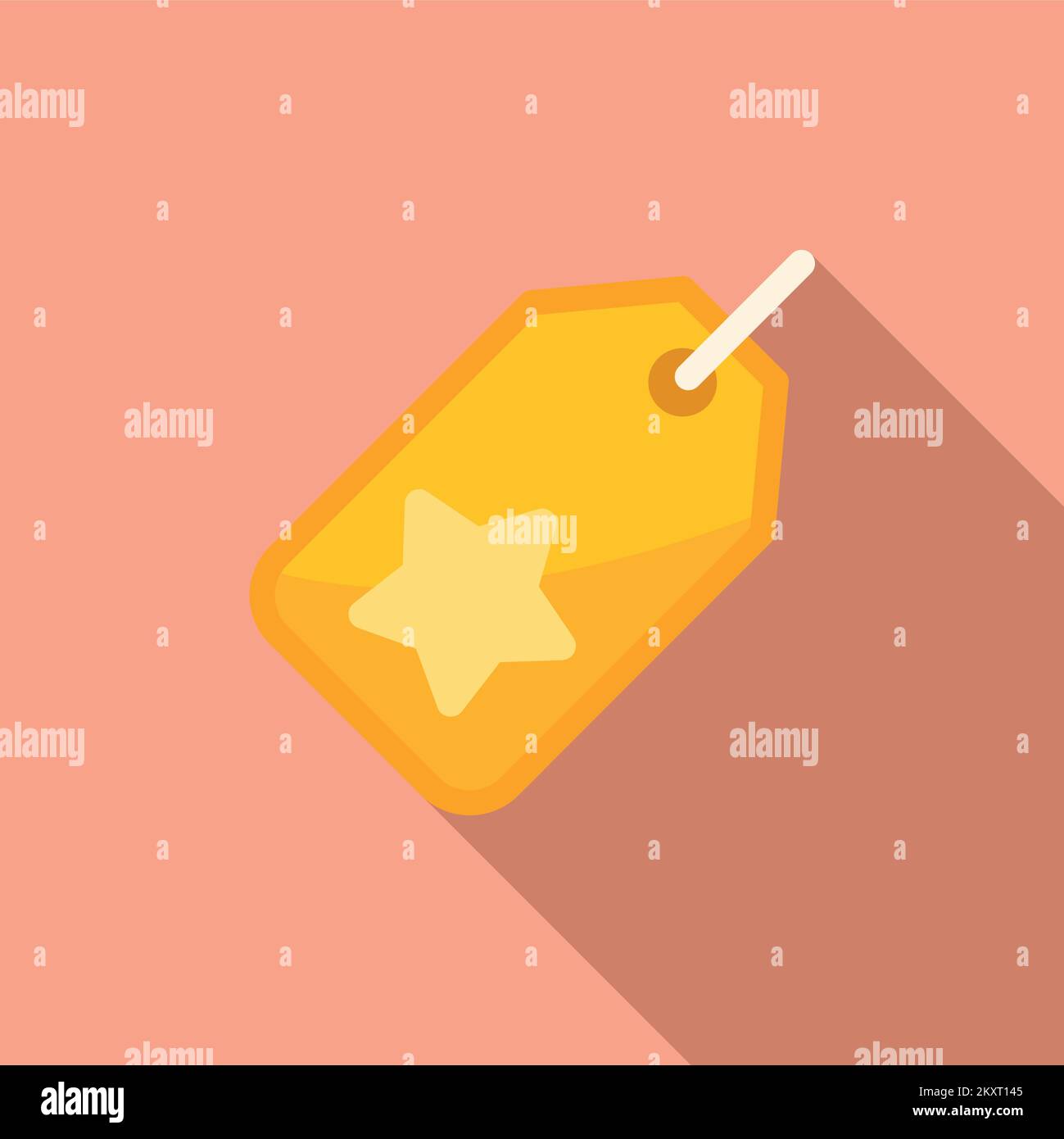 Sale tag icon flat vector. Computer interface. User internet Stock ...